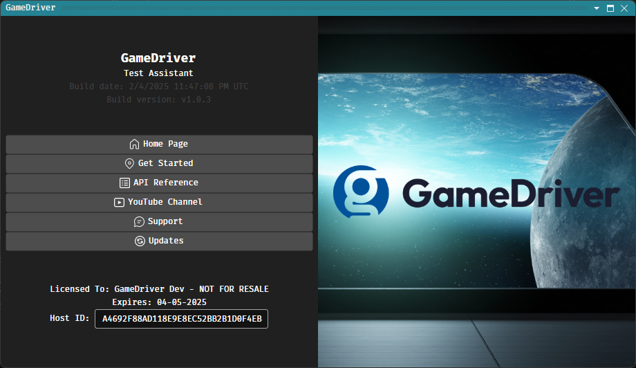 GameDriver Test Assistant
